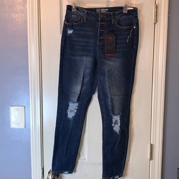 NOBO | Jeans | Womens Nobo High Rise Skinny Denim Distressed Jeans ...